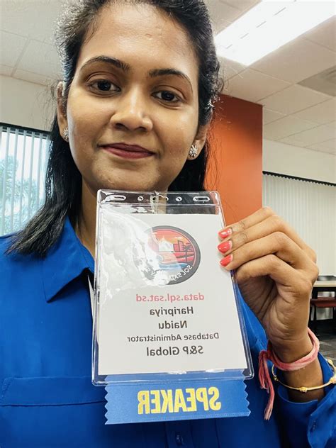 Haripriya Naidu On Linkedin Sqlsaturday