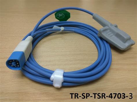 Philips Compatible Reuse Spo2 Finger Clip Sensor Direct Cable Soft Clip Adult Prime