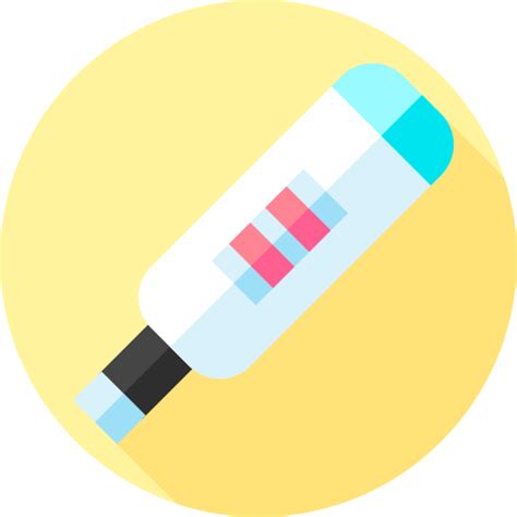 Pregnancy Test Flat Circular Flat Icon