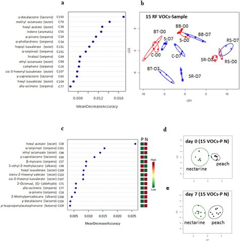 Mean Decrease Accuracy A C And Cap Analysis B D For The 15 Most Download Scientific