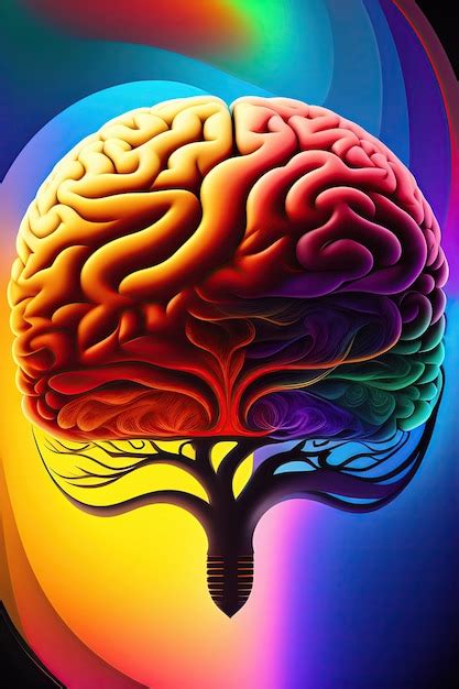 Premium Ai Image Abstract Brain