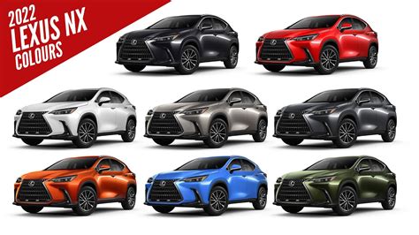 What Colors Does The Lexus Nx Come In