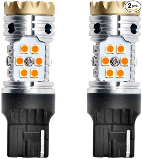Lasfit 7440 Led Bulb Amber 7440na Wy21w Turn Signal Light Anti Hyper