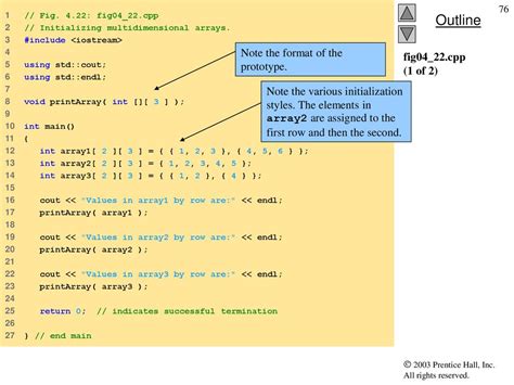 Chapter 4 Arrays Outline 41 Introduction 42 Arrays Ppt Download
