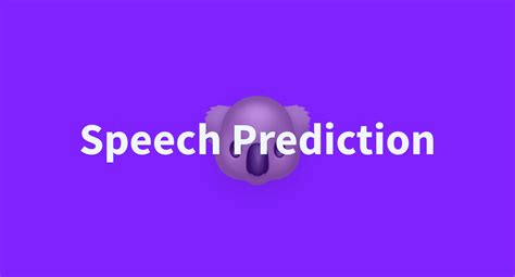 Speech Prediction A Hugging Face Space By Alvi123