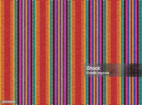 담요 스트라이프 원활한 벡터 패턴 신코 데 마요 파티 장식 또는 화려한 줄무늬와 민족 멕시코 직물 패턴에 대한 배경 라틴 아메리카 문화에 대한 스톡 벡터 아트 및 기타