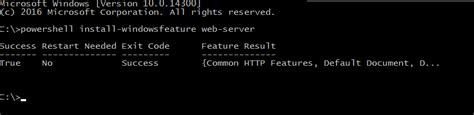 Installer Iis Sous Docker Grâce à Windows Server 2016
