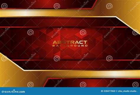 Abstract Red Background With Overlap Layer Stock Illustration Illustration Of Pattern Paper