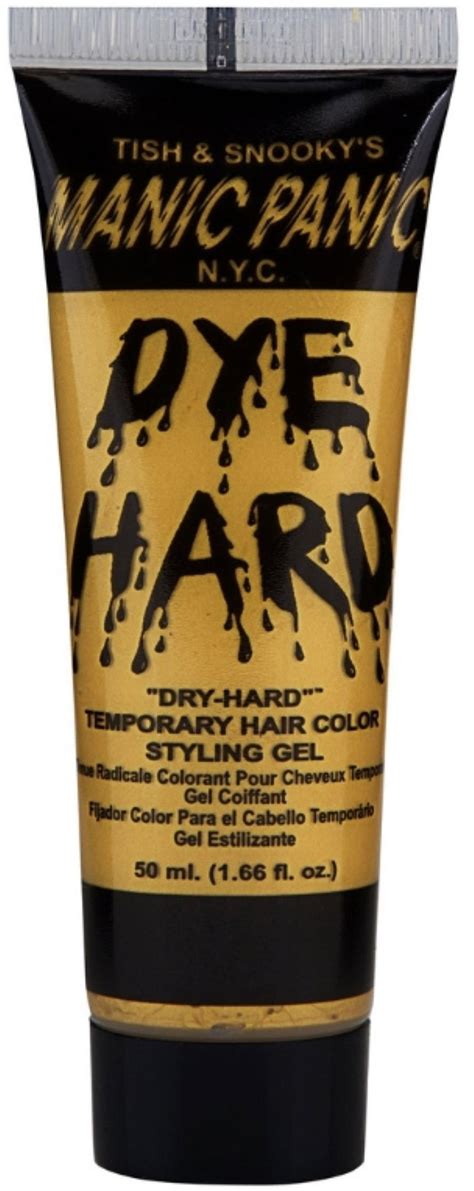 Manic Panic Temporary Hair Color Styling Gel Glam Gold 166 Oz Pack