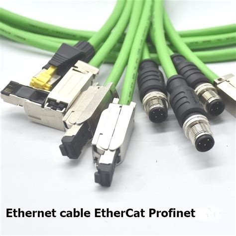 M12 4pin D Code To Rj45 Connector Cable Male Female Wire Connector Profinet Cord Cat Ethernet