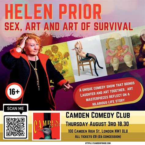 Helen Prior Sex Art And Art Of Survival Camden Fringe