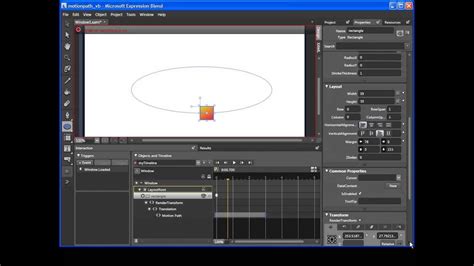 Wpf Motion Paths In Microsoft Expression Blend Youtube