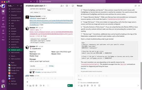 Collaborative Kubernetes Troubleshooting Platform Botkube
