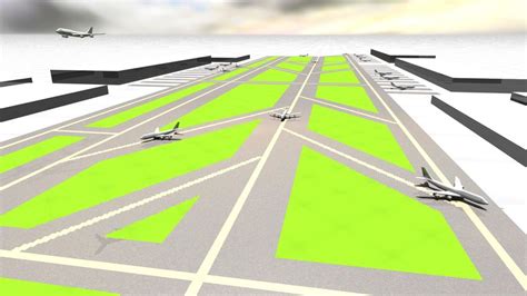 The Realistic Visualization Of An Air Ground Traffic Simulation In