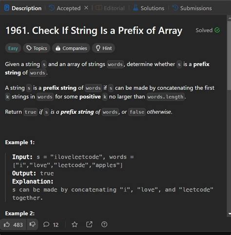 Anbuselvan S On Linkedin Coding Leetcode 100daysofcodingchallenge