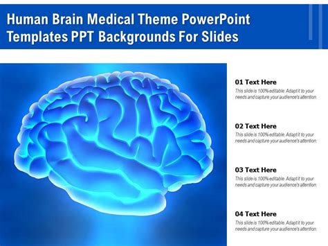 Medical Brain Powerpoint Background