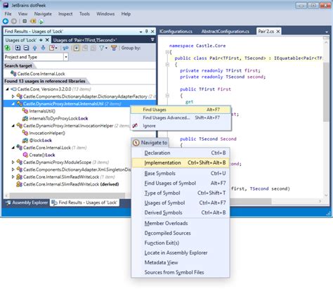 Jetbrains Dotpeek Devtools