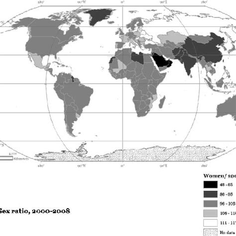 Sex Ratio Of International Migrants Download Scientific Diagram