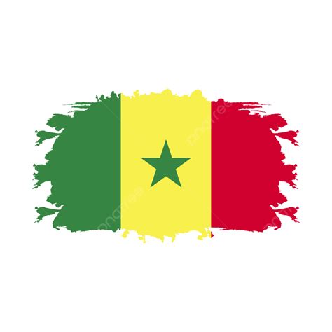 세네갈 국기 투명 배경 디자인 Hd 이미지 세네갈 국기 브러시 세네갈 깃발 Png 일러스트 및 벡터 에 대한 무료
