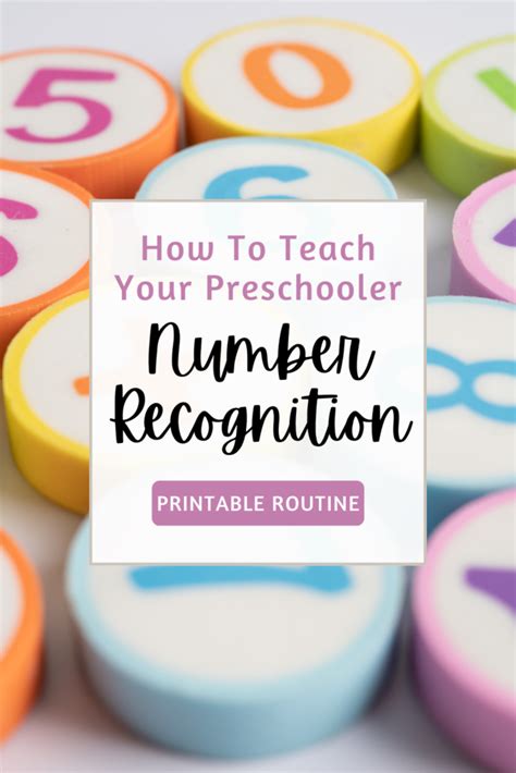 How To Teach Number Recognition To Your Preschooler With This