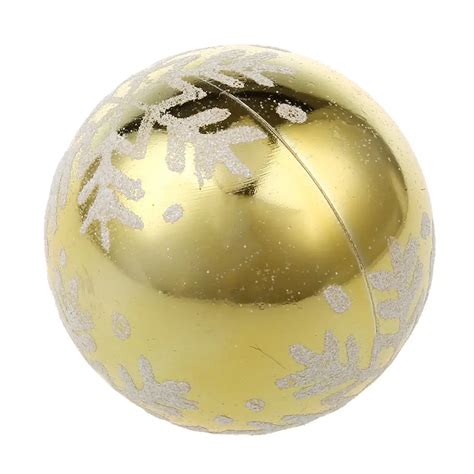 6 шт шары для рождественской елки диаметр 6 см снежинки цветные украшения для рисования