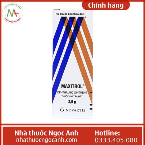 Thuốc Maxitrol 35g Có Tác Dụng Gì Giá Bao Nhiêu Mua ở đâu