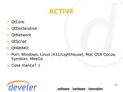 qt roadmap the future of qt ppt