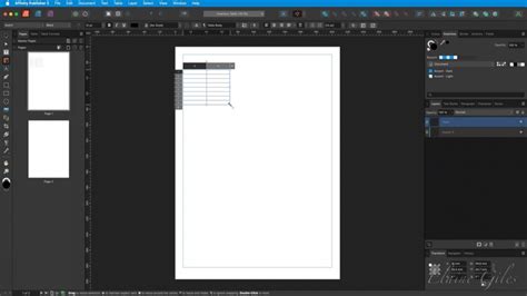 How To Create Alternate Table Row Colours In Affinity Publisher Step