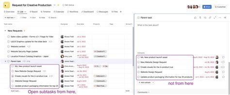 View Nextprevious Subtask Button Product Feedback Asana Forum