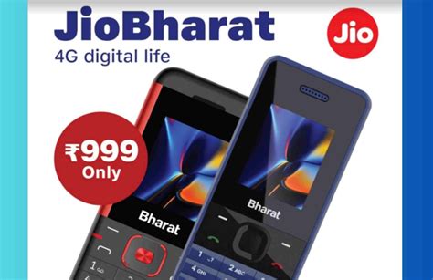Reliance Jio Unveils First Look Of Jiobharat V2 4g Phone At ₹999