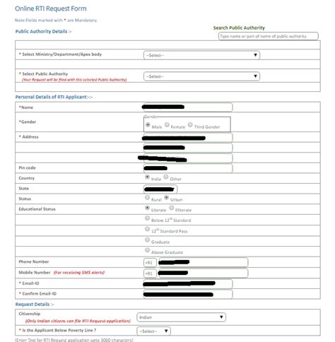 RTI Filing In India Step By Step Guide