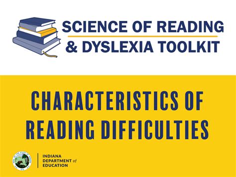 Learning Lab Characteristics Of Reading Difficulties