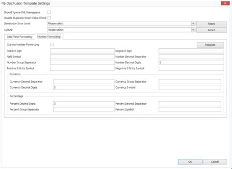Culture Settings In Template Designer