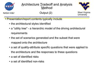 Architecture Tradeoff Analysis Method PPT