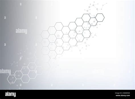 Hexagonal Abstract Background Big Data Visualization Global Network
