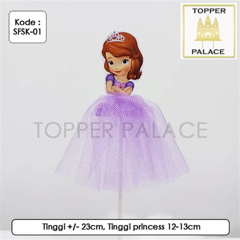Jual Sfsk 01 Cake Topper Princess L Cupcake Topper Sofia The First Kab Tangerang Topper