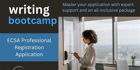 Ecsa Professional Registration Application Writing Bootcamp Cohort 5 Southern African