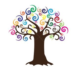 Tree SVG Tree Sticker Tree Clipart Tree Vinyl Decal Svg Files For Cricut INSTANT DOWNLOAD