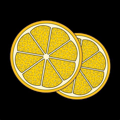 How To Draw A Lemon Slice Step By Step
