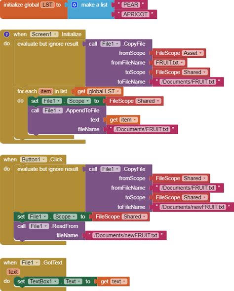 Updating An App External File Mit App Inventor Help Mit App Inventor Community