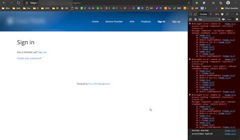 Intermittent Signin Knockout Unable To Process Binding Js Exception Issue Azure Api