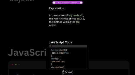 Scenic It Solutions On Linkedin 29 Javascript Interview Question