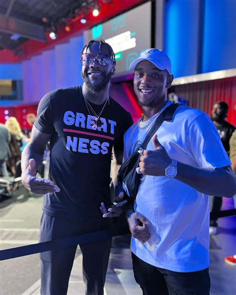 Download Jamahal Hill With Deontay Wilder Wallpaper