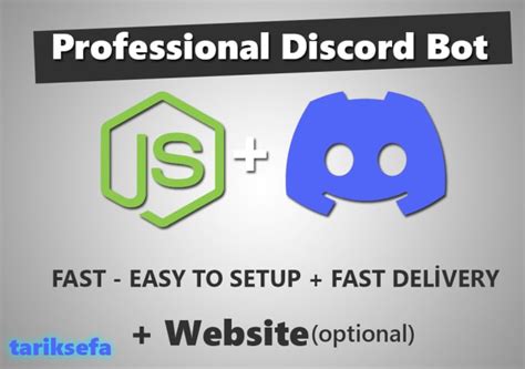 Create Custom Discord Bot By Tariksefa Fiverr