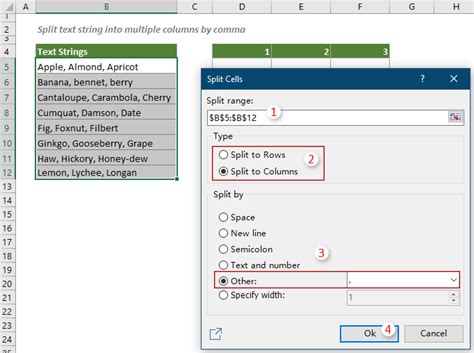 Excel Tutorial Split Text Number And Date Cells Separate Into