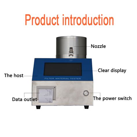 China Portable Mask Efficiency Comparison Tester Filter Material Tester China Filter Material