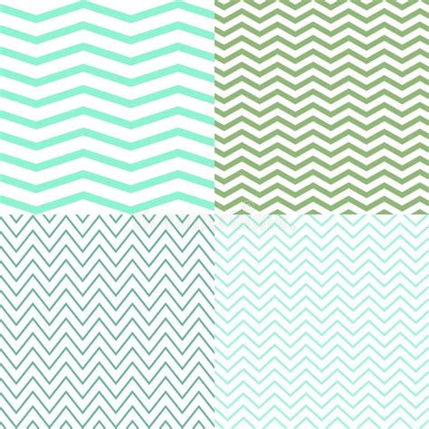 Collection Of Zig Zag Pattern Backgrounds Stock Vector Illustration Of Retro Striped 304194332