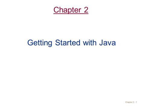 chapter 2 getting started with java gui programming part 2 java