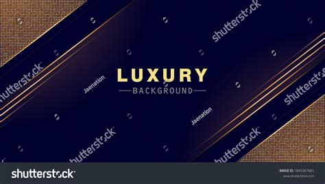 기하학적 모양이 있는 골든 럭셔리 배경 스톡 벡터로열티 프리 1845367681
