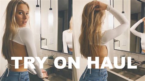 Try On Haul Ft Princess Polly Youtube